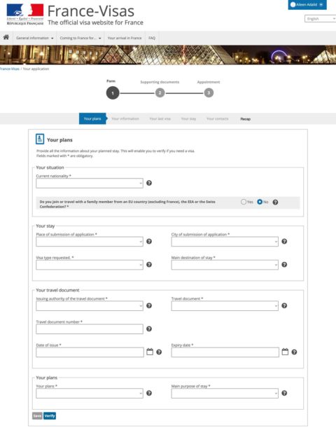 How to Apply for a France Schengen Visa for Tourists (2025)